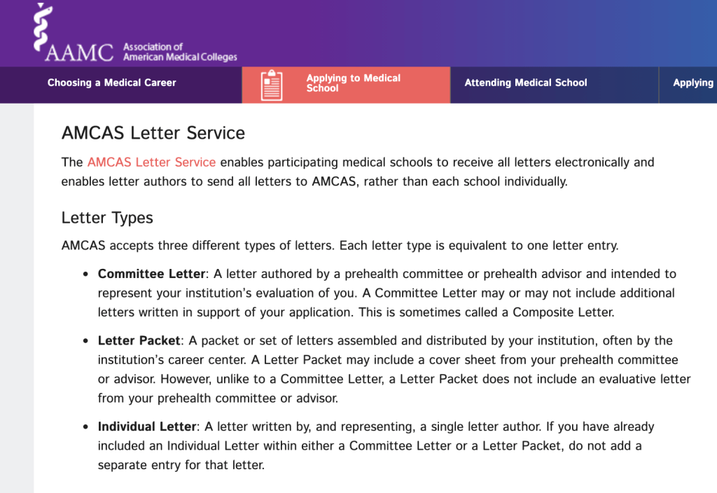 Letters of Recommendation for AMCAS: Who To Ask and How To Approach ...